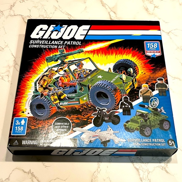 Hasbro | Toys | Gi Joe Surveillance Patrol Construction Set 58pc Hasbro ...